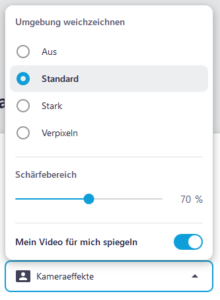 Kamera und Mikrofon einrichten – alfaview