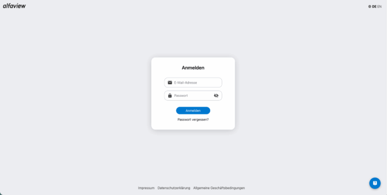 Webclient von alfaview – alfaview